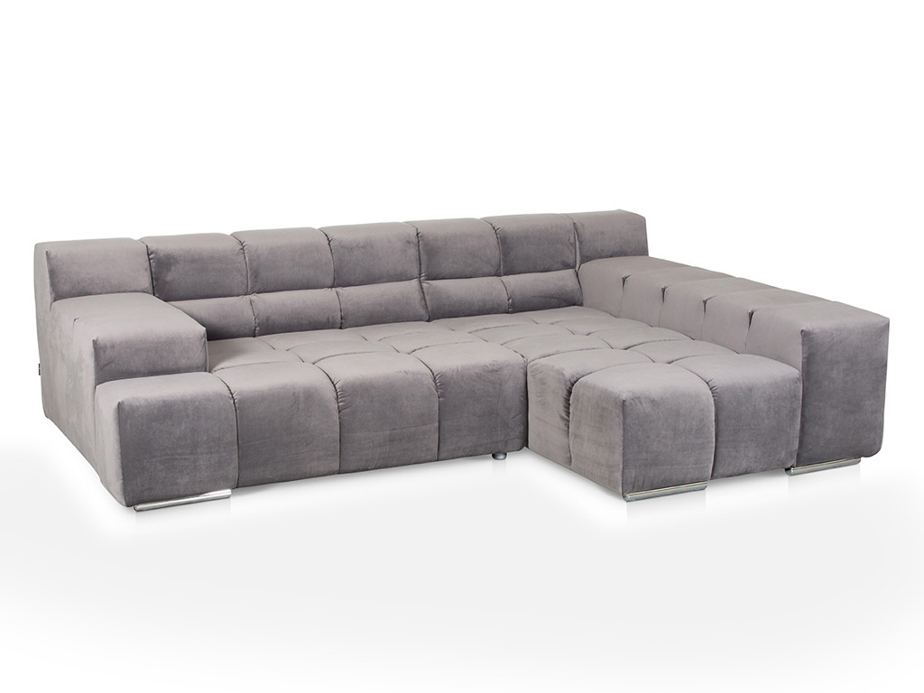 designwerk Temple - Polstergarnitur mit Recamiere | B: 253 cm